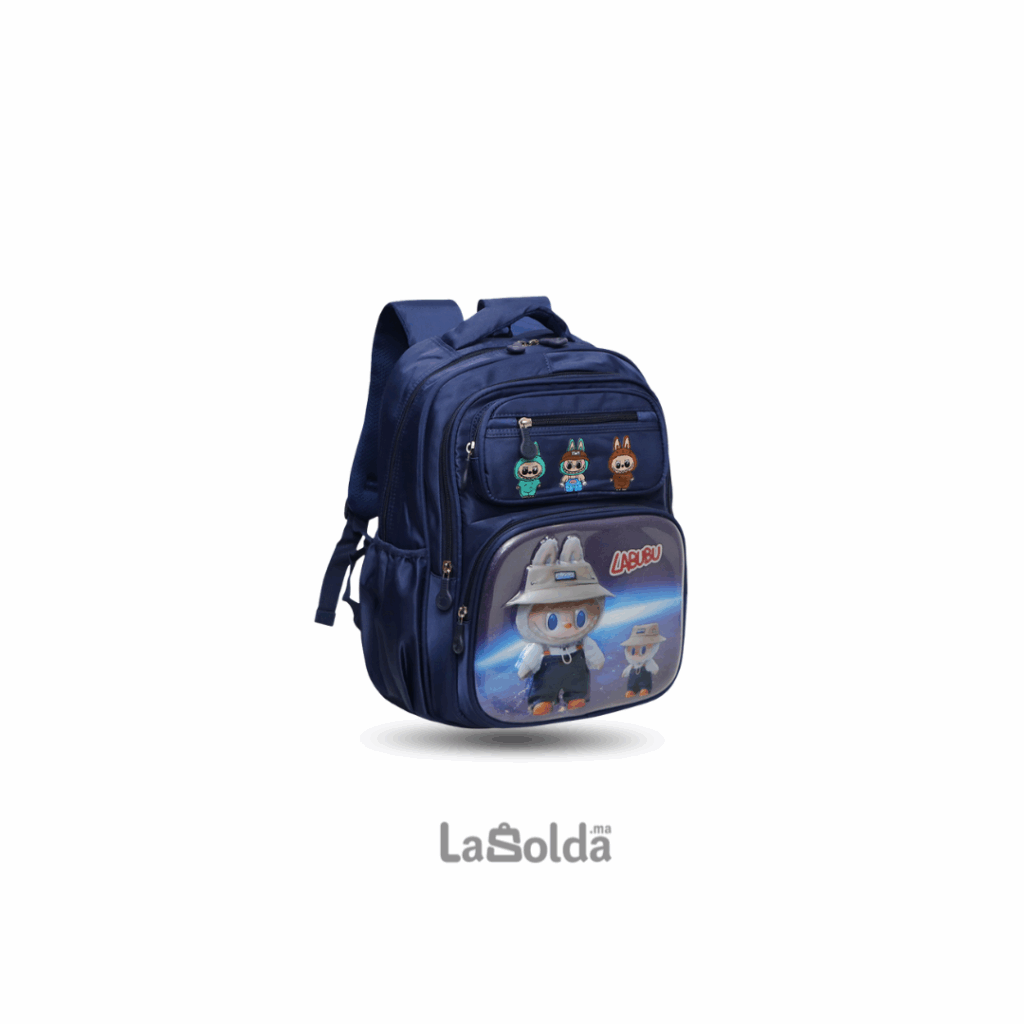 cartable-labubu Sac scolaire pour enfants pratique et stylé
